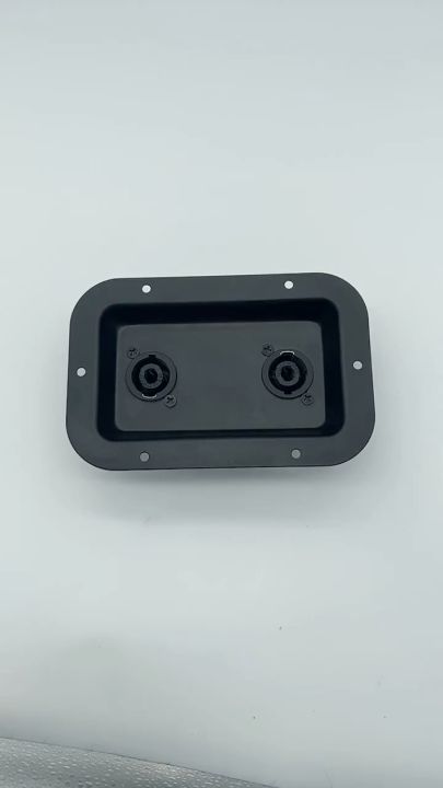 Iron Dual Jack Terminal Plate Junction Box Back Wiring Plate SoundBox ...