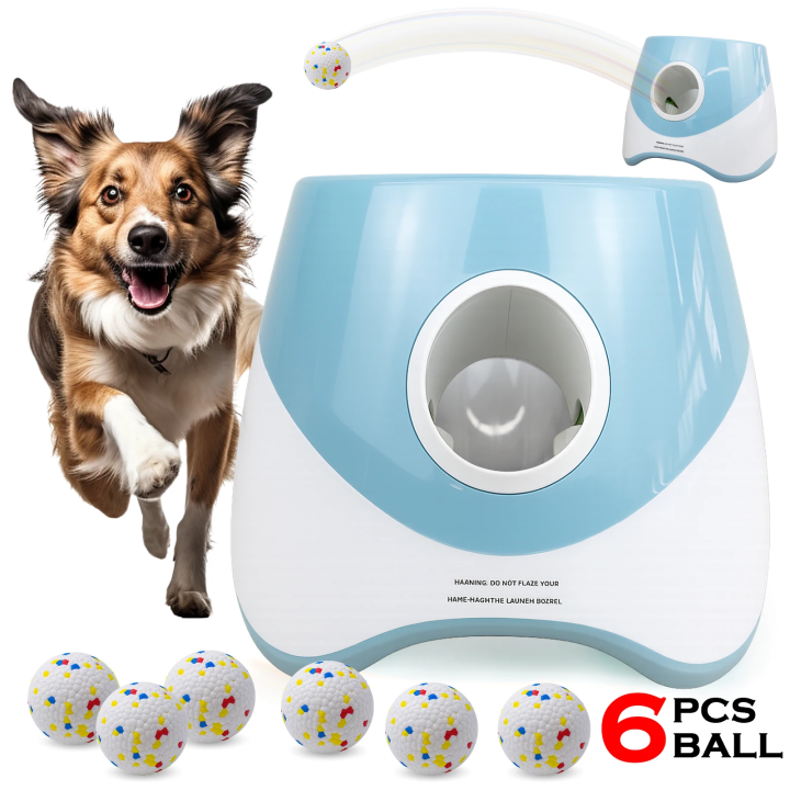 Dog Tennis Ball Launcher Dogs Chase Automatic Toys Automatic Fun ...