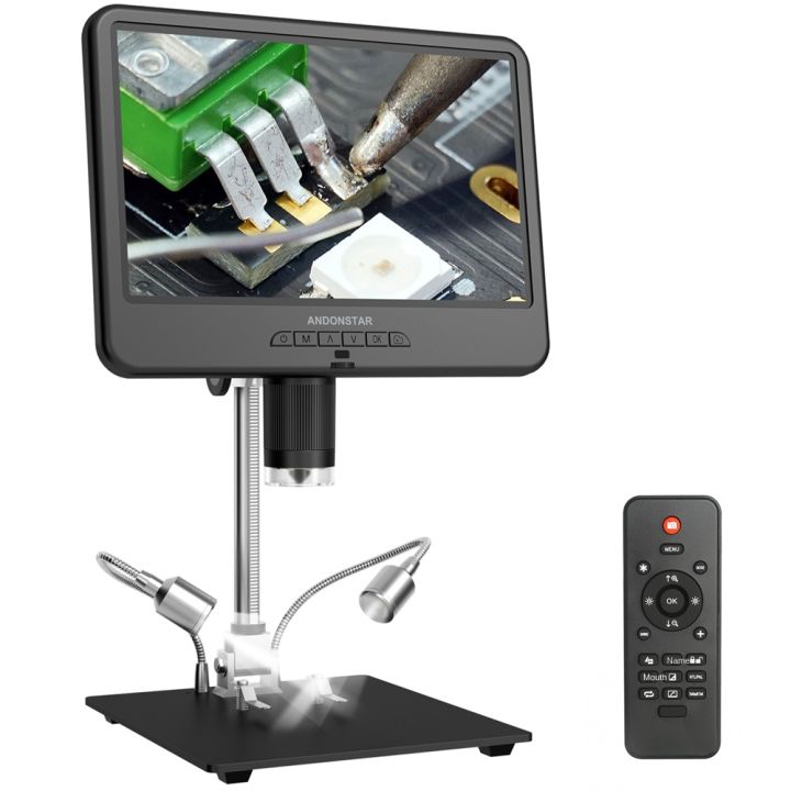 AD210 Digital Microscope 12 Million Pixels IPS Touching Screen 50-1600X ...
