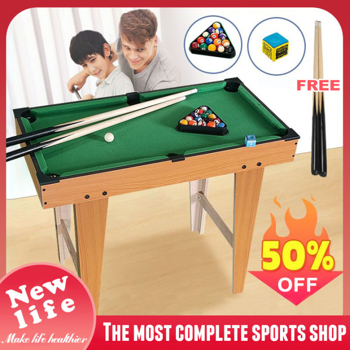 【TOP SALE】Mini billiard Table for Kids, wooden with tall feet pool ...