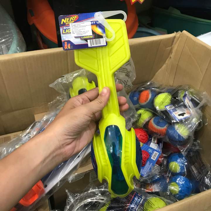 Nerf Dog LED Megaton Vortex 12in ของเล่นหมา จรวด LED | Lazada.co.th