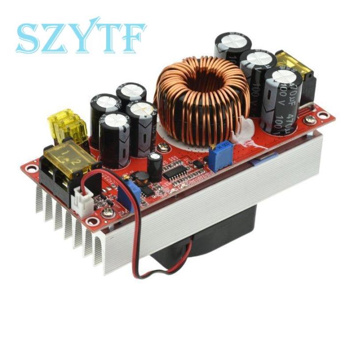 1800W 40A DC-DC Boost Converter Step Up Power Supply Module 10-60V To 12-90V Adjustable Voltage ...