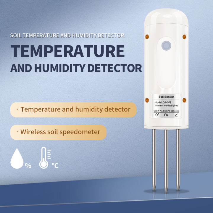 Tuya Zigbee Soil Monitor Outdoor Soil Moisture Meter Soil Temperature ...