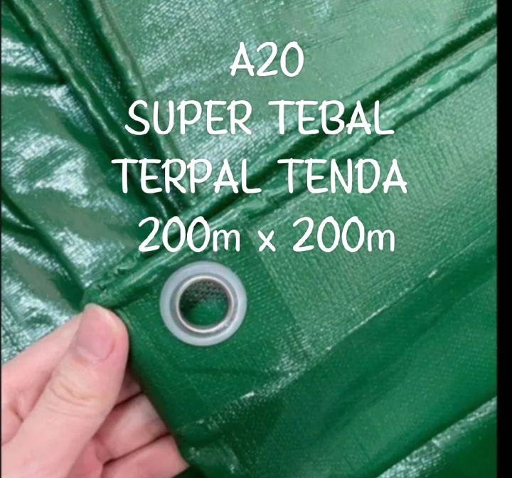 TERPAL BUAT TENDA A20 UKURAN 200m x 200m BAHAN KOREA | Lazada Indonesia