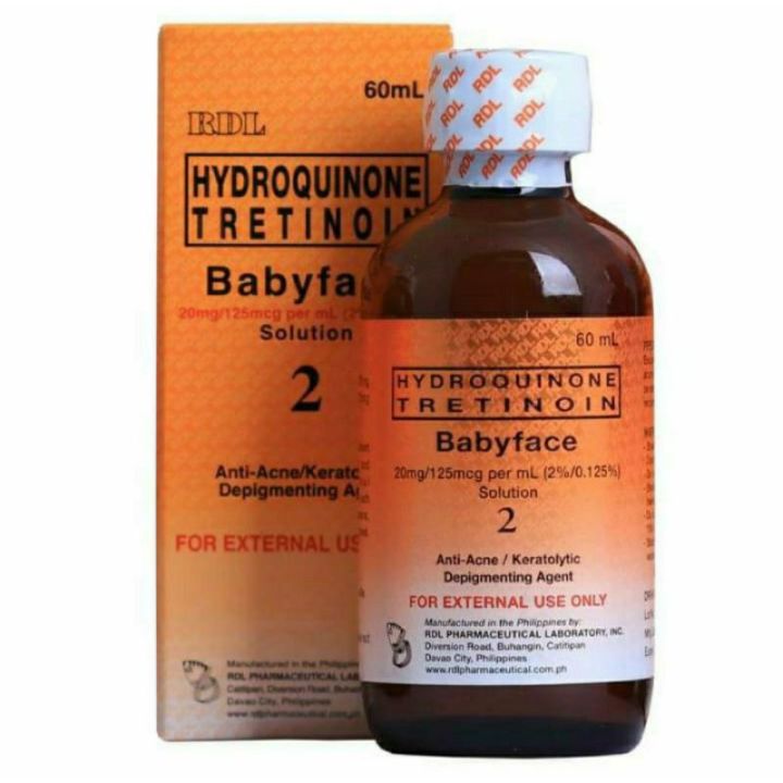 RDL Baby Face Hydroquinone Tretinoin (#2) 60ml | Lazada PH