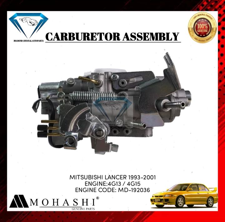 CARBURETOR ASSEMBLY MITSUBISHI LANCER 4G13/ 4G15 YR MODEL:1993- 2001 ...