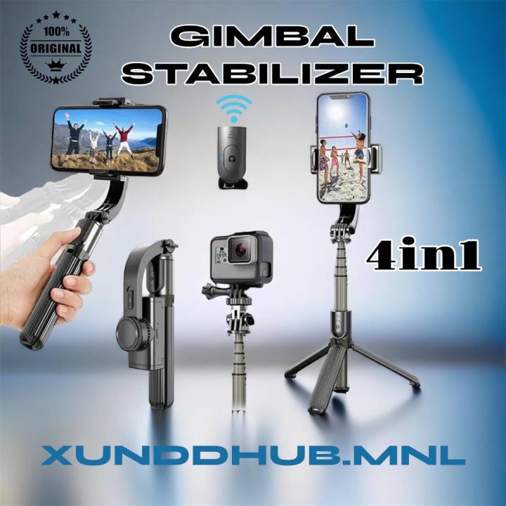 Original L08, L09 Gimbal Handheld Auto Anti-shake Stabilizer Travel 360 ...