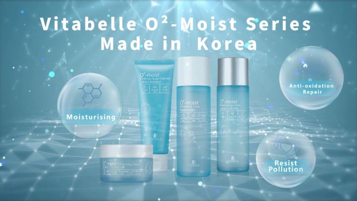 1 set Vitabelle O2 Moist Series | Korean Skin Care | Purifying Facial ...