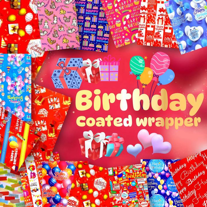 FSI Birthday Coated Wrapper 10 pieces per variation | Lazada PH