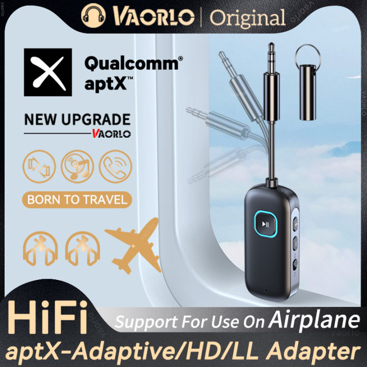 APTX Bluetooth Audio Transmitter Receiver aptX-Adaptive/HD/LL 3.5MM AUX Multipoint 2 in 1 ...