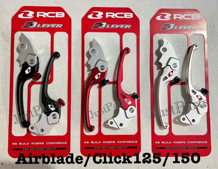 RCB LEVER SET S3 SERIES CLICK 125/ CLICK 150v2 (COMBI brake) | Lazada PH