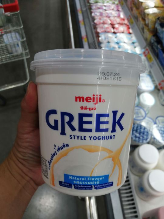 ecook โยเกิต กรีก ซีพี เมจิ meiji greek style yoghurt 500-1000g ...