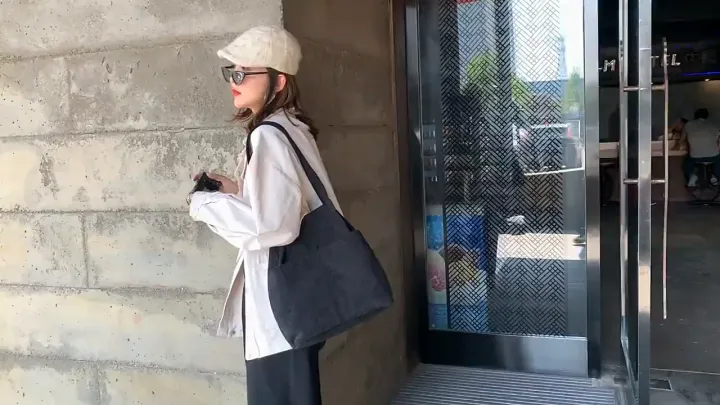 UISNMALL #S2279 American retro lazy style corduroy bucket bag for women ...