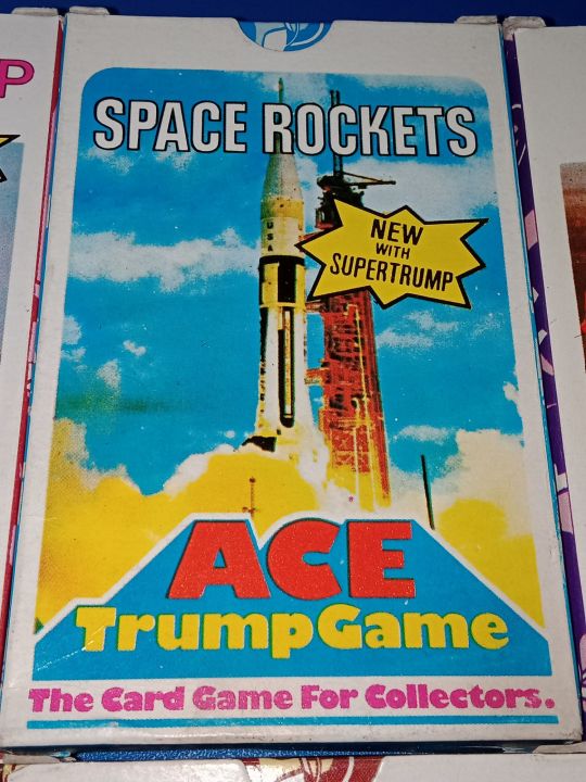 Space Rockets Vintage Ace Super Trump Card Game | Lazada PH