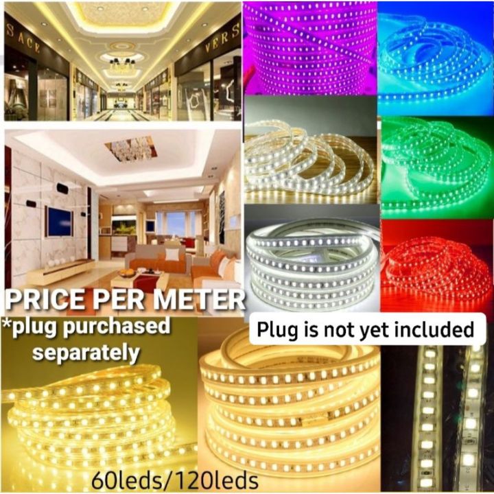 Led strip Light 220v ip65 heavy duty for cove light(price per meter ...