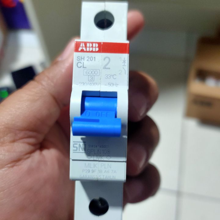 MCB PLN 2a ,4a, 10a , 6a ABB anti jeglek | Lazada Indonesia