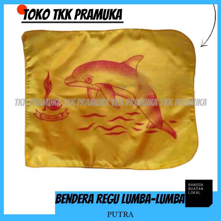 Bendera regu pramuka / Bendera regu putra Lumba-lumba | Lazada Indonesia