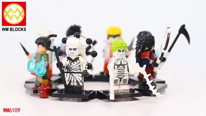 Bộ mô hình lắp ráp nhân vật naruto, lego naruto ,Obito, Uchiha, Sasuke ...