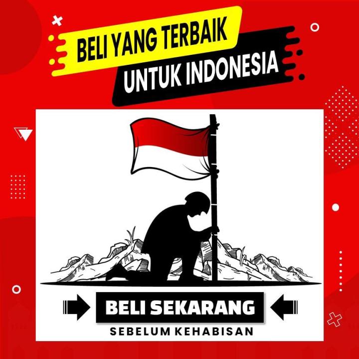 PROMO MERDEKA Bendera Merah Putih Kain Ukuran 150x90/ Bendera 17 ...