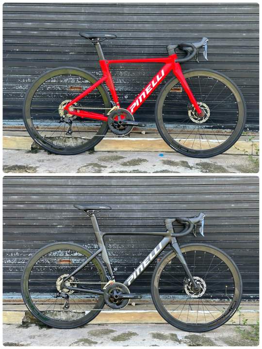 จักรยานเสือหมอบ PINELLI R780 2024 เฟรมอลู ชุดเกียร์ Shimano Sora 2x9sp ...