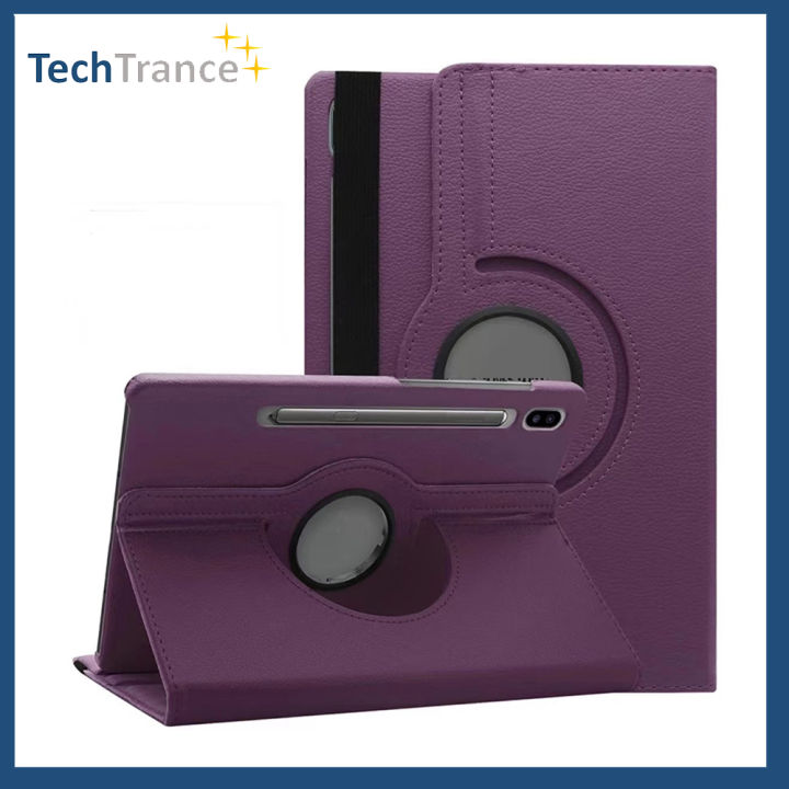 TechTrance Samsung Galaxy Tab S6 Rotate Leather Flip Case for SM-T860 ...