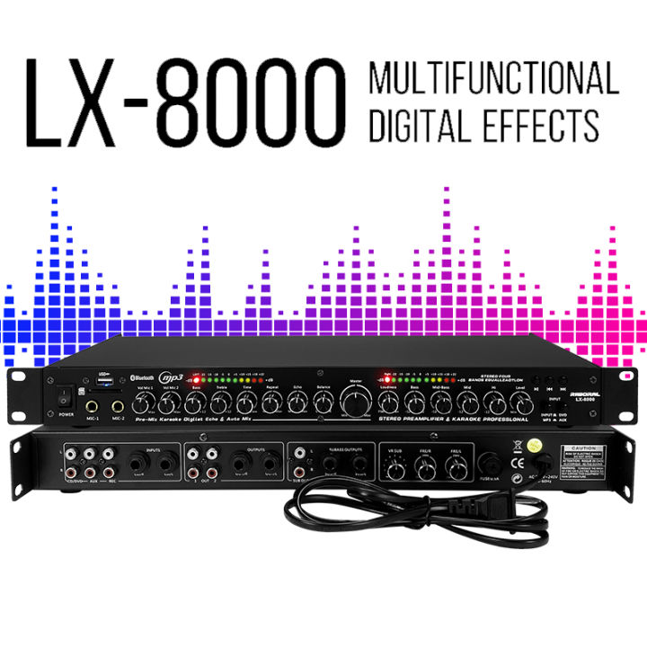Effects Processor FBX Bluetooth DSP Reverber Effect Audio Interface ...
