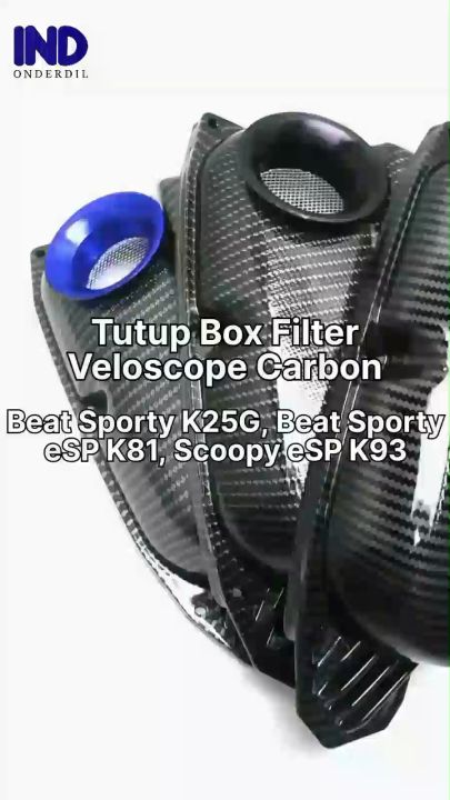 Tutup Box Filter Veloscope Carbon Beat eSP K25 K81 Street Sporty 2014 ...