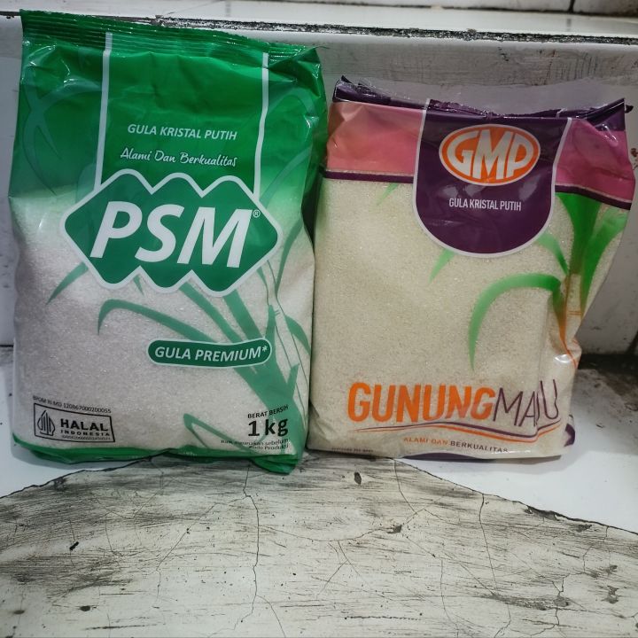 Gula PASIR KRISTAL PREMIUM 1KG TERMURAH GMP/PSM | Lazada Indonesia