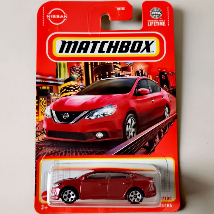 MATCHBOX 2016 Nissan Sentra Metalic Red Diecast 1:64 Scale | Lazada