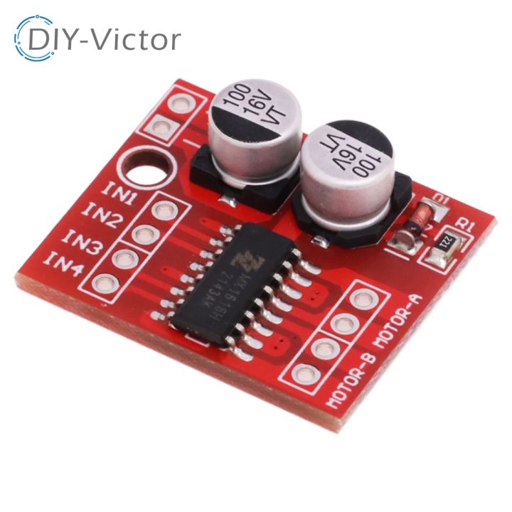 2 CHANNEL DC Motor Drive Module Positive inversion PWM Speed adjustment ...