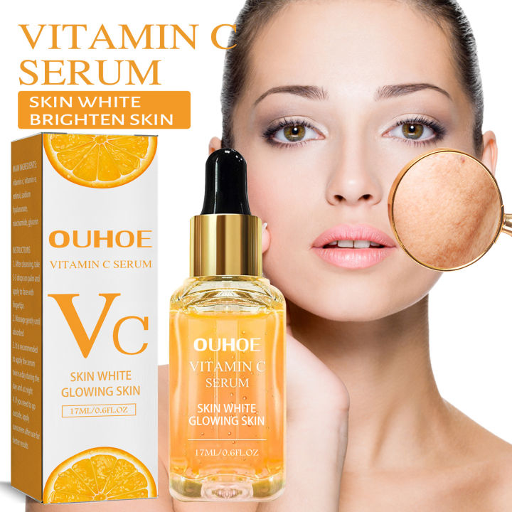 Vitamin C Essence Fade Fine Lines Moisturizing the Skin Brightening the ...