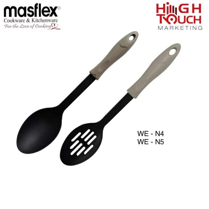 Masflex Nylon Solid and Slotted Spoon | Lazada PH