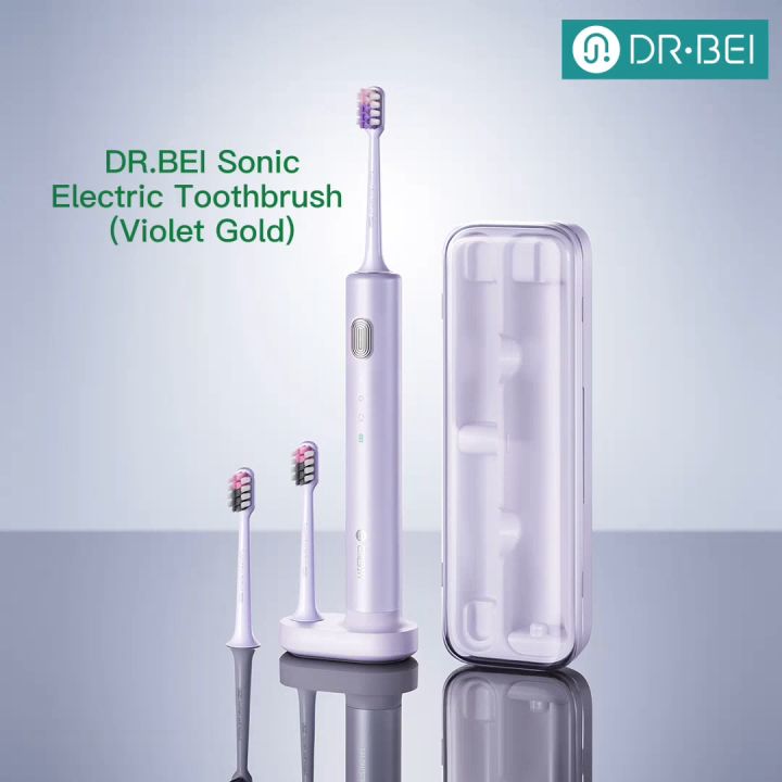 Dr Bei BY- V12 Sonic Electric Toothbrush Adults Electric Toothbrush ...
