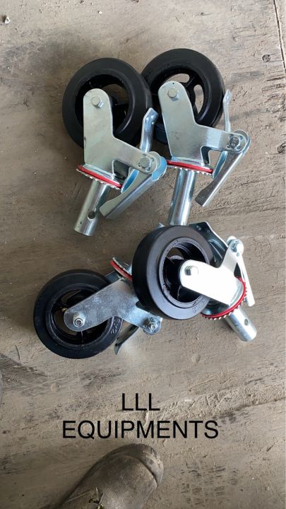 6'' scaffolding roller heavy duty staging 4pcs(1set) | Lazada