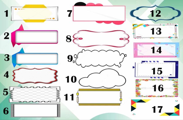 Personalize Colored Paper Subject Name Grade / Section Teacher Pang ...