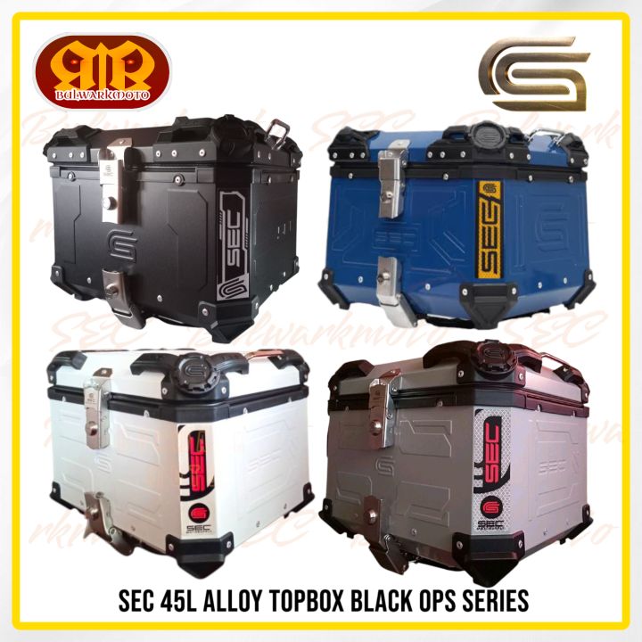 SEC 45L Black Ops Series Alloy Topbox (with Free Gift) | Lazada PH