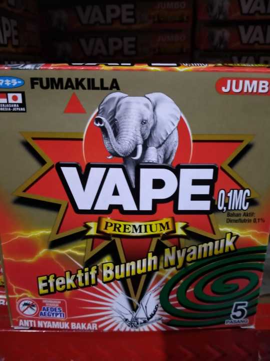 Fumakilla Vape Premium Jumbo .. anti nyamuk bakar .. efektif bunuh ...