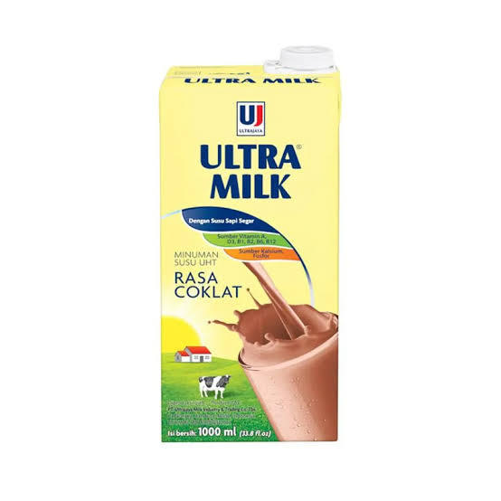 ultra milk rasa cokelat 1 liter | Lazada Indonesia
