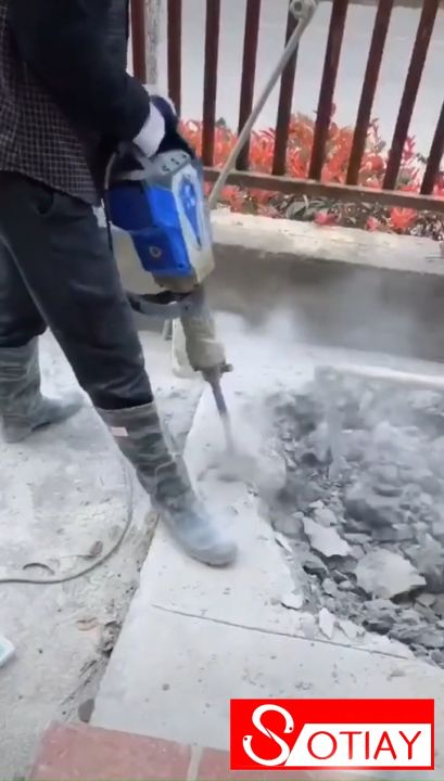 Blasting Hammer Chipping Gun 65A 8500W 220V Electric Demolition Hammer ...