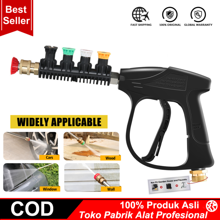 Semprotan Tekanan Tinggi untuk Cuci Mobil & Motor + 5 Nozzle Cepat ...