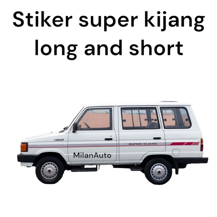 stiker mobil kijang super/sticker super kijang | Lazada Indonesia
