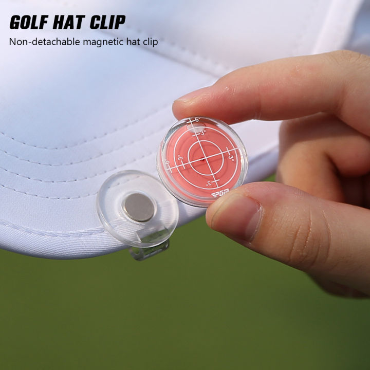 PGM 25mm Golf Level Function Marks Magnetic Cap Clip Professional Golf ...