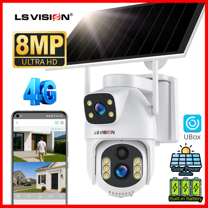 LS VISION UBOX กล้องวงจรปิดจอ4K 2ตอน4G,เครื่องตรวจจับสัญญาณเตือนตรวจจับ ...