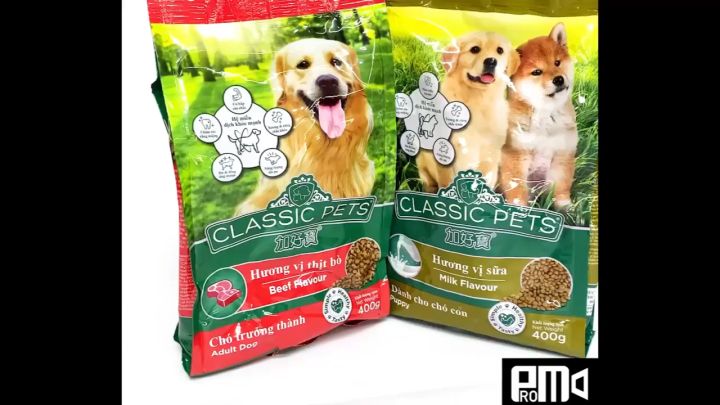Hạt cho chó con Classic Pets Puppy vị sữa 400g thức ăn cho chó con thơm ...