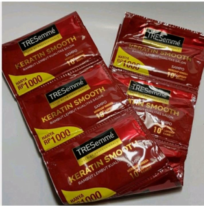 Shampo Tresemme renceng isi 12 sachet | Lazada Indonesia