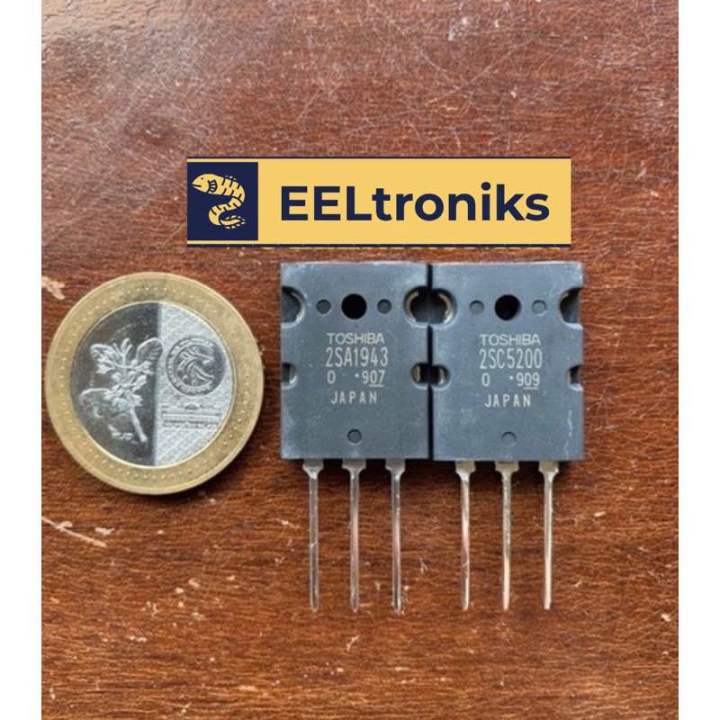TRANSISTOR 2SA1943 & 2SC5200 A1943 & C5200 TOSHIBA JAPAN | Lazada PH