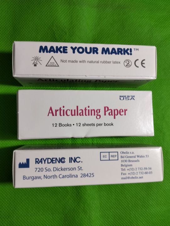 DENTAL ARTICULATING PAPER DENTAL USE RED/ BLUE | Lazada PH