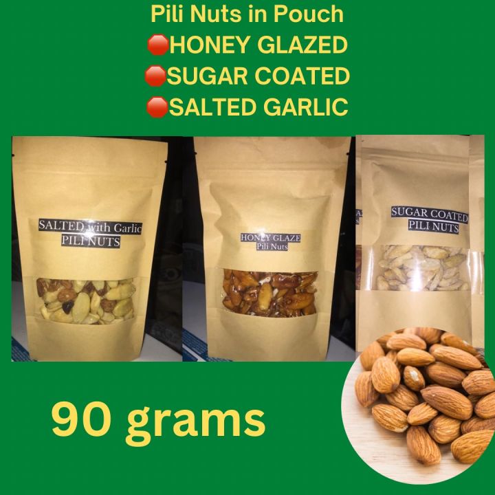 90 grams Pouch of FRESH AND CRISPY BICOL PILI NUTS IN POUCH 90G SNACKS ...