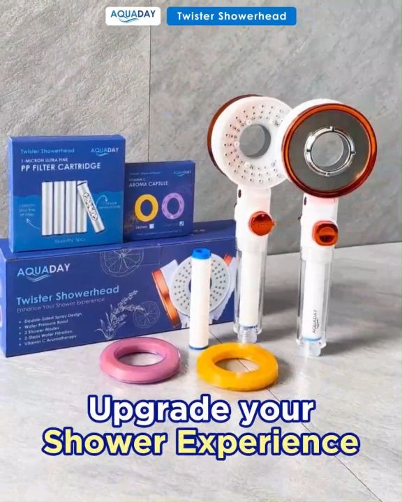 [AQUADAY] Twister Showerhead / Vitamin Filter Shower / Boost Water ...