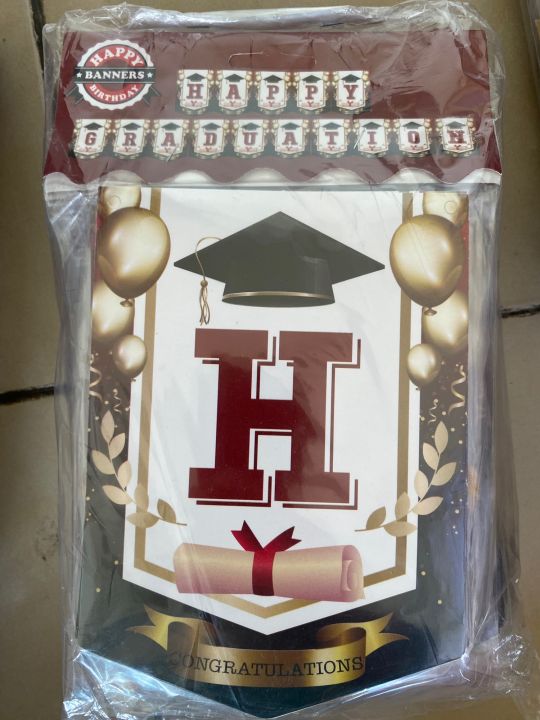 Banner set tulisan happy graduation | Lazada Indonesia